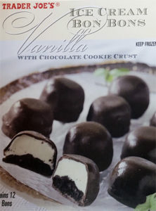 Trader Joe's Vanilla Ice Cream Bon Bons with Chocolate Cookie Crust ...