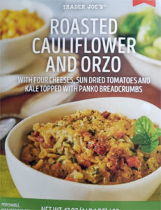 Trader Joe's Roasted Cauliflower and Orzo Reviews - Trader Joe's Reviews