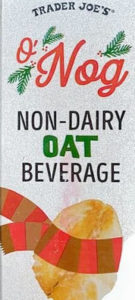 Trader Joe's O'Nog Non-Dairy Oat Beverage Reviews - Trader Joe's Reviews