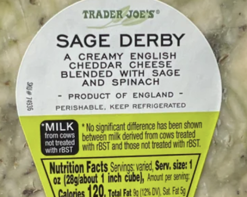 Trader Joe's Sage Derby Cheddar Cheese Reviews - Trader Joe's Reviews