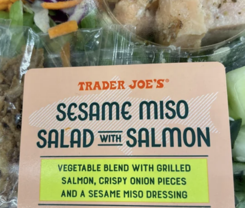Trader Joe's Sesame Miso Salad with Salmon Reviews - Trader Joe's Reviews