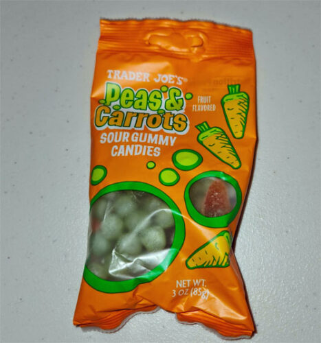 Trader Joe's Peas & Carrots Sour Gummy Candies Reviews - Trader Joe's ...